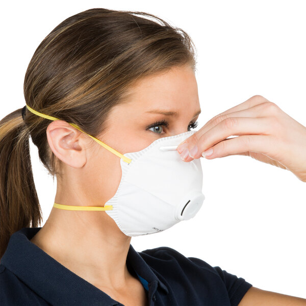 N95 Respirator Masks (w/ Valve, 10/box)