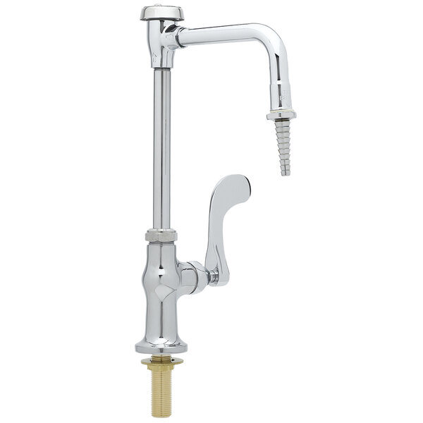 T&S BL-5709-08WH4 Single Temperature Deck Mount Lab Faucet with 5 11/16 ...