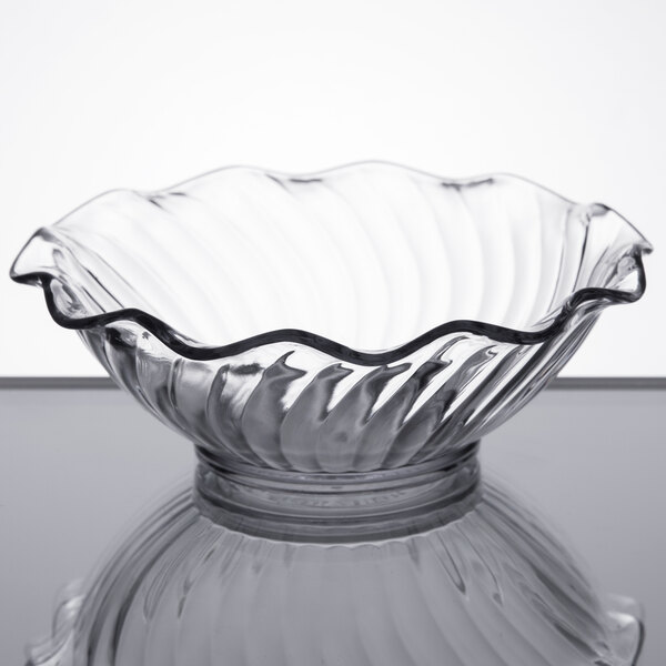 Carlisle 453107 Clear 5 oz. Tulip Berry Dish - 24/Case