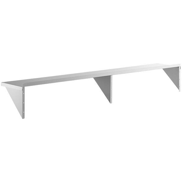 Regency 16 Gauge Stainless Steel 18" x 84" Heavy Duty Wall Shelf