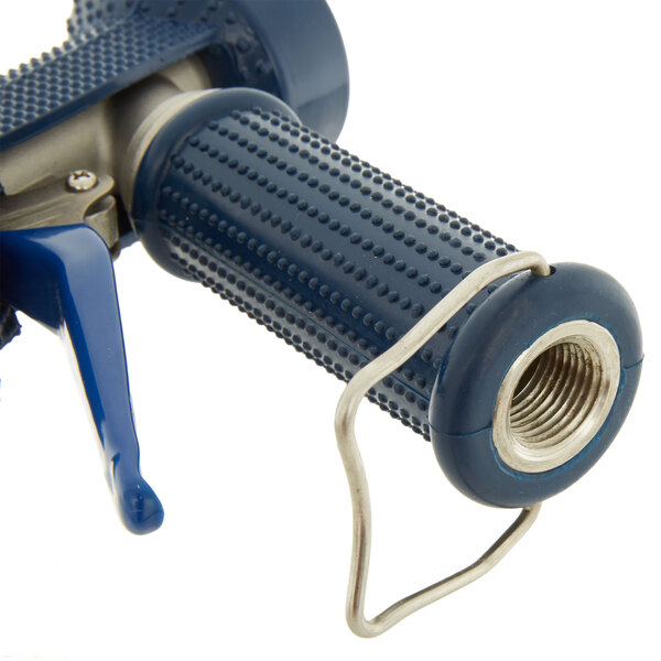 T&S MV-2516-22 Stainless Steel Rear Trigger Water Gun with Blue Rubber ...