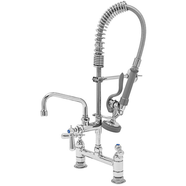 T&S MPZ-8DCN-06 EasyInstall Deck Mounted 24 9/16" High Mini Pre-Rinse ...