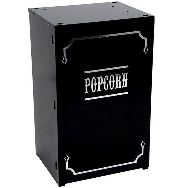 Paragon 3070920 Black Premium Popcorn Stand for 6 oz. and 8 oz. Poppers
