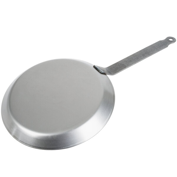 Matfer Bourgeat 062034 9 1/2" Heavy Duty Polished Black Steel Crepe Pan