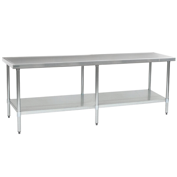 Eagle Group T30120SEM 30" x 120" Stainless Steel Work Table with Undershelf