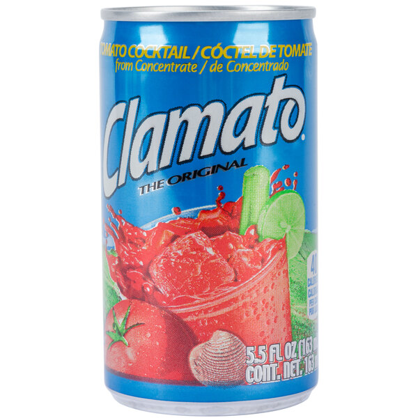 Clamato 5.5 fl. oz. Original Tomato Cocktail - 24/Case