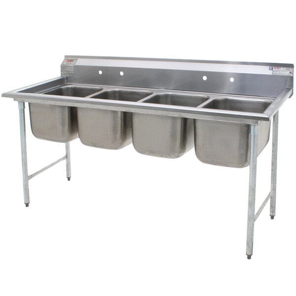 Eagle Group 414-16-4 Four 16" Bowl Stainless Steel Commercial ...