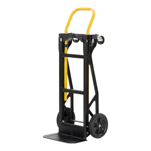 Harper 400 lb. Steel Tough Hand Truck / Platform Truck with 8" x 1 3/4 ...