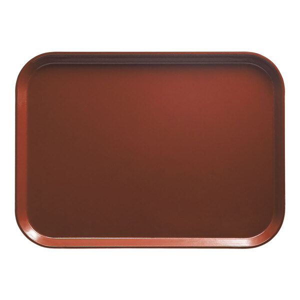Cambro 1826501 17 7/8" x 25 3/4" Rectangular Real Rust Fiberglass ...