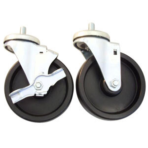 True 916620 4" Swivel Stem Casters - 4/Set