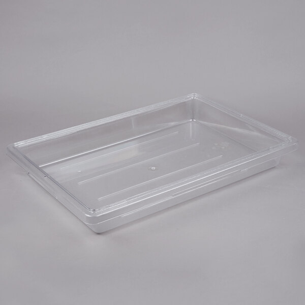 Cambro 18263CW135 Camwear 26" x 18" x 3 1/2" Clear Polycarbonate Food ...
