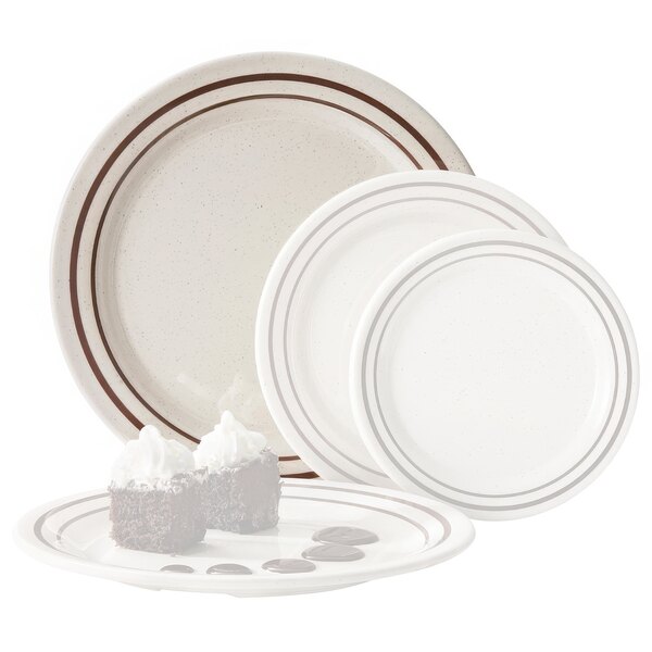 GET BF-010-U Ultraware 10" Ironstone Round Plate - 12/Case