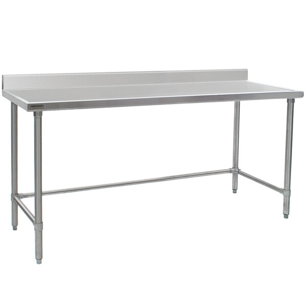 Eagle Group T2484GTEM-BS 24" x 84" Open Base Stainless Steel Commercial ...