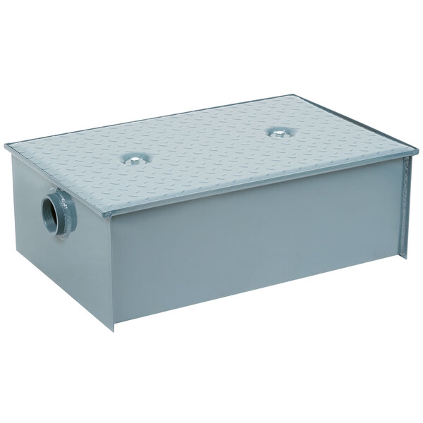Watts WD-20-L-THD 40 lb. Low-Profile Grease Trap with Threaded Connections