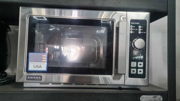 Amana RCS10DSE Stainless Steel Commercial Microwave