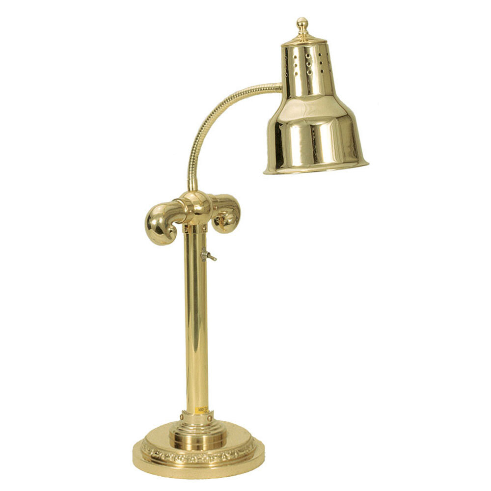 Hanson Heat Lamps SLM/RB9-SOL/BR Brass Single Bulb Flexible ...