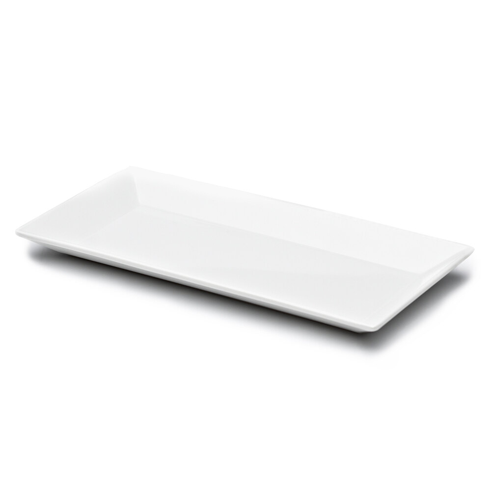 Elite Global Solutions DMP94 Sides White 9 3/8" x 4 3/4" Rectangular ...