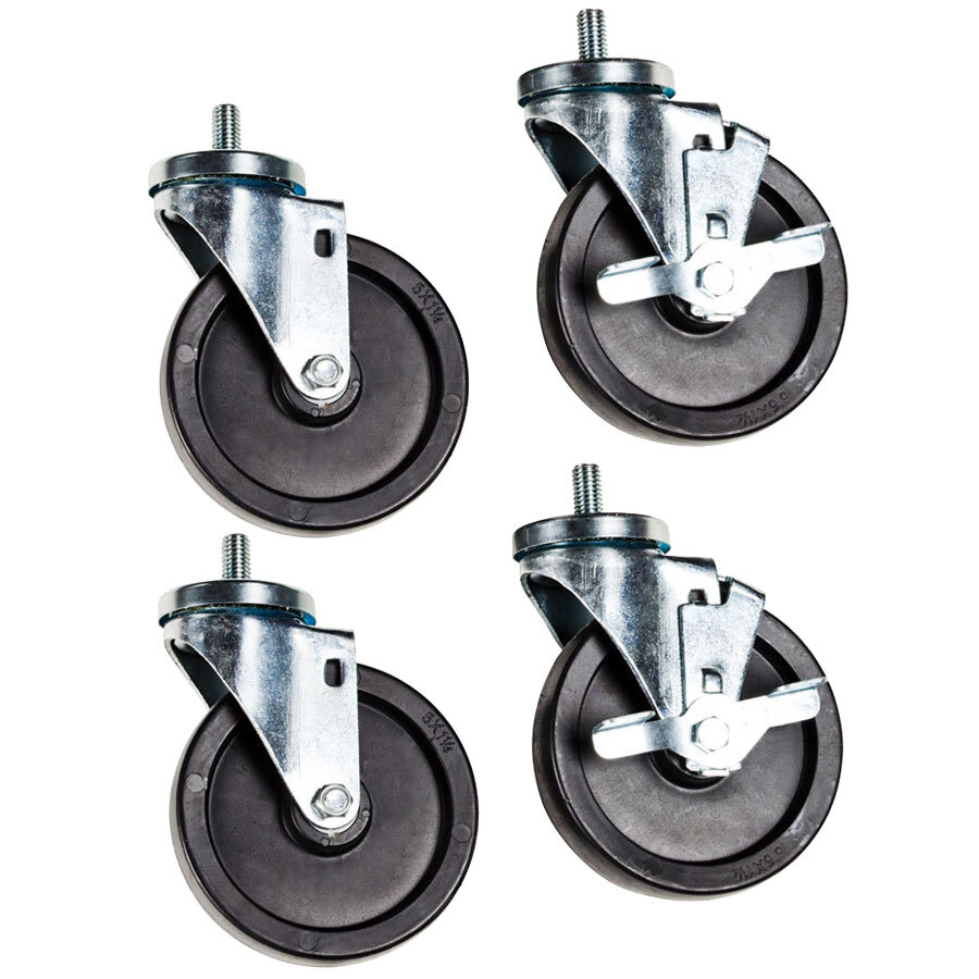 Beverage-Air 00C31-049A Low Profile 2 3/4" Stem Casters - 4/Set