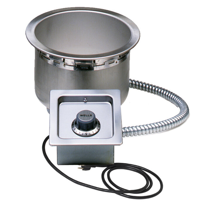 Wells SS8TUC 7 Qt. Round Drop In Soup Well with Cord - Top Mount ...