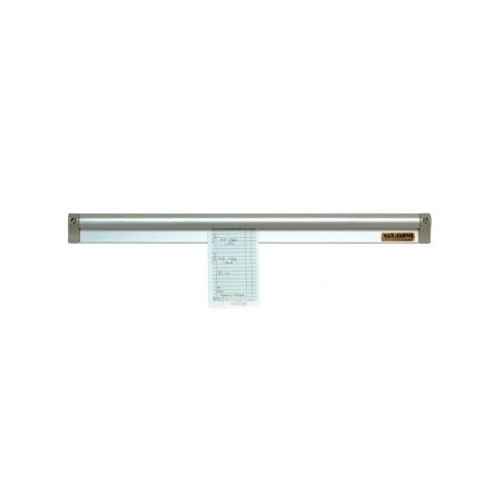 San Jamar CK6512A 12" x 2" Aluminum Wall Mounted Ticket Holder