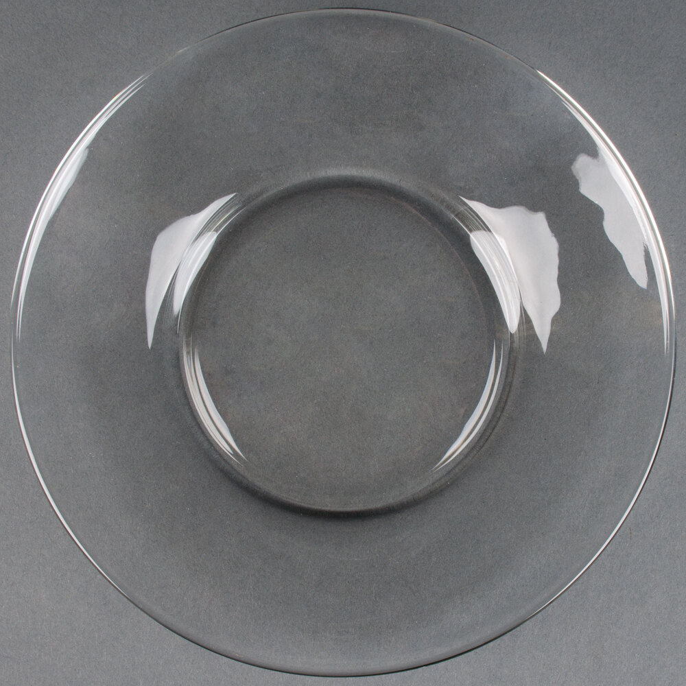 Anchor Hocking 828U 6 1/4" Glass Dinner Plate - 36 / Case