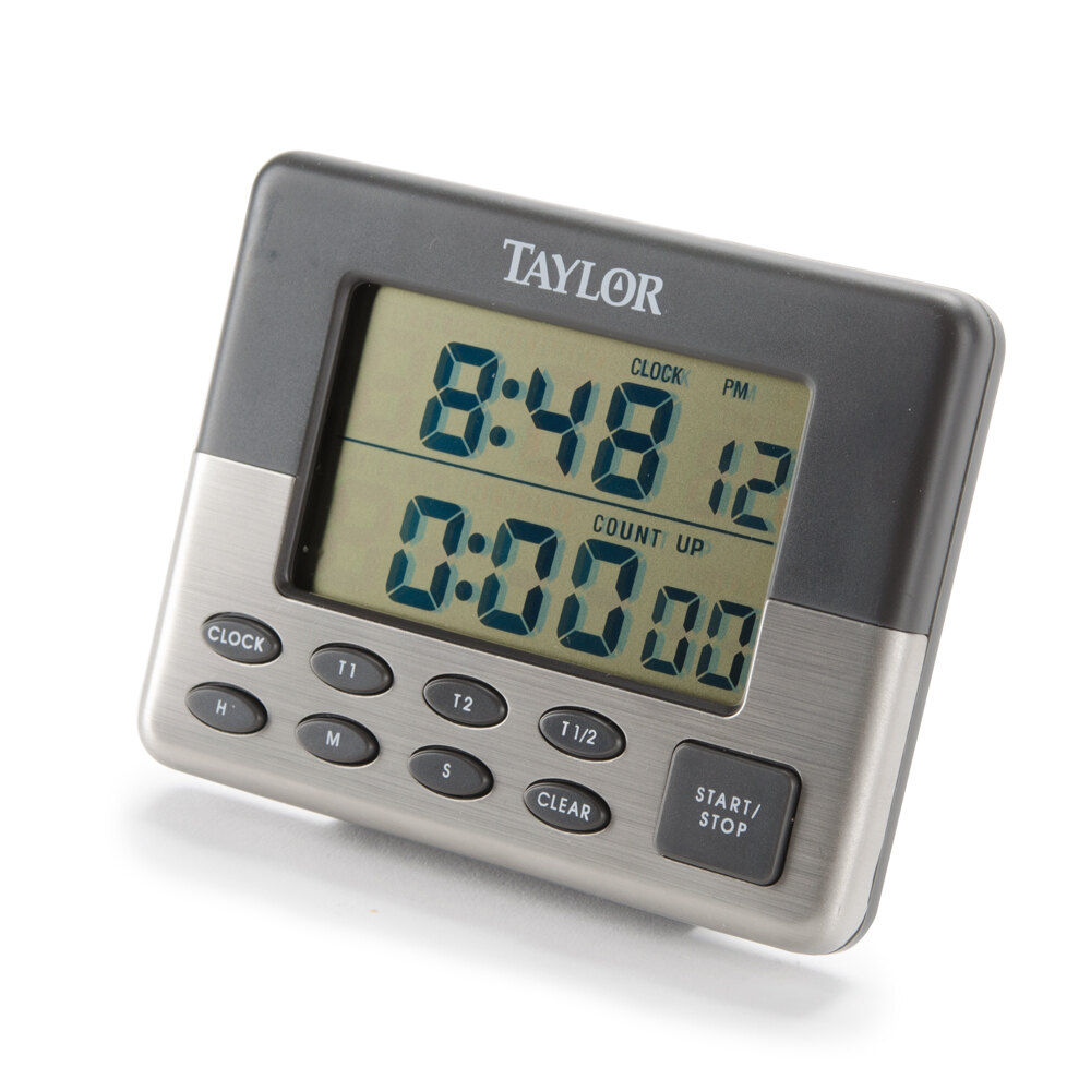 Taylor 5872-9 Jumbo Dual Event Digital Timer with Memory and Clock