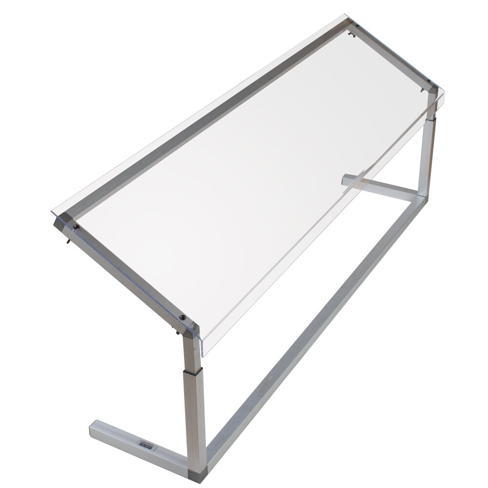 Carlisle 932507 24" Clear Acrylic Replacement Sneeze Guard Shield