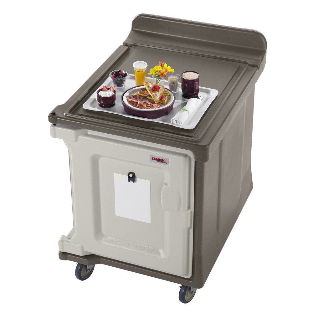 Cambro MDC1520S10194 10-Tray Granite Sand Low Profile Meal Delivery ...