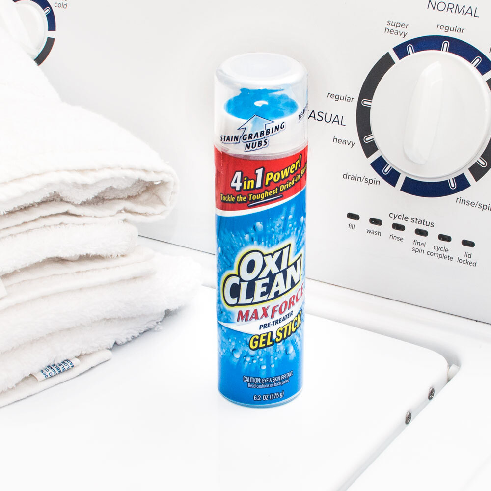 OxiClean 6.2 oz. Max Force Gel Stain Remover Stick - 12/Case