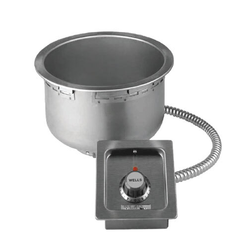 Wells SS10TD 11 Qt. Round Drop-In Soup Well with Drain - Top Mount ...