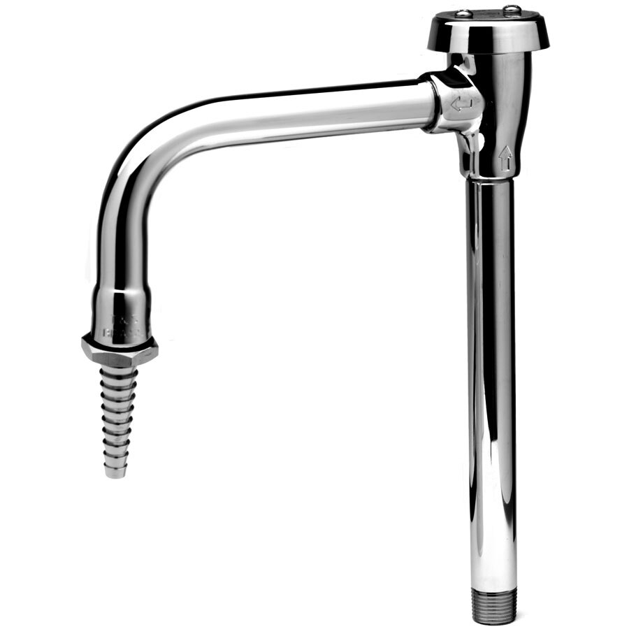 T&S BL-5560-01 8 7/8" Rigid Gooseneck Nozzle with Vacuum Breaker