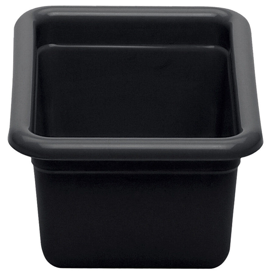Cambro 912CBP110 Poly Cambox 12" x 9" x 5" Black Polyethylene Utility ...