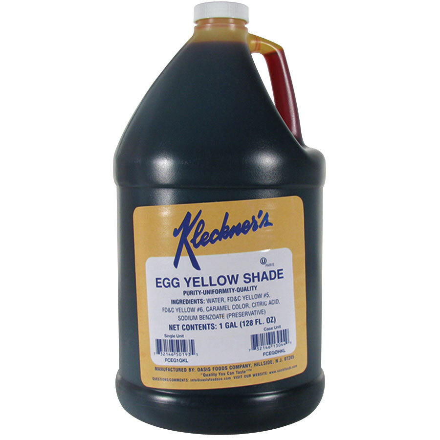 Egg Yellow Food Coloring 1 Gallon