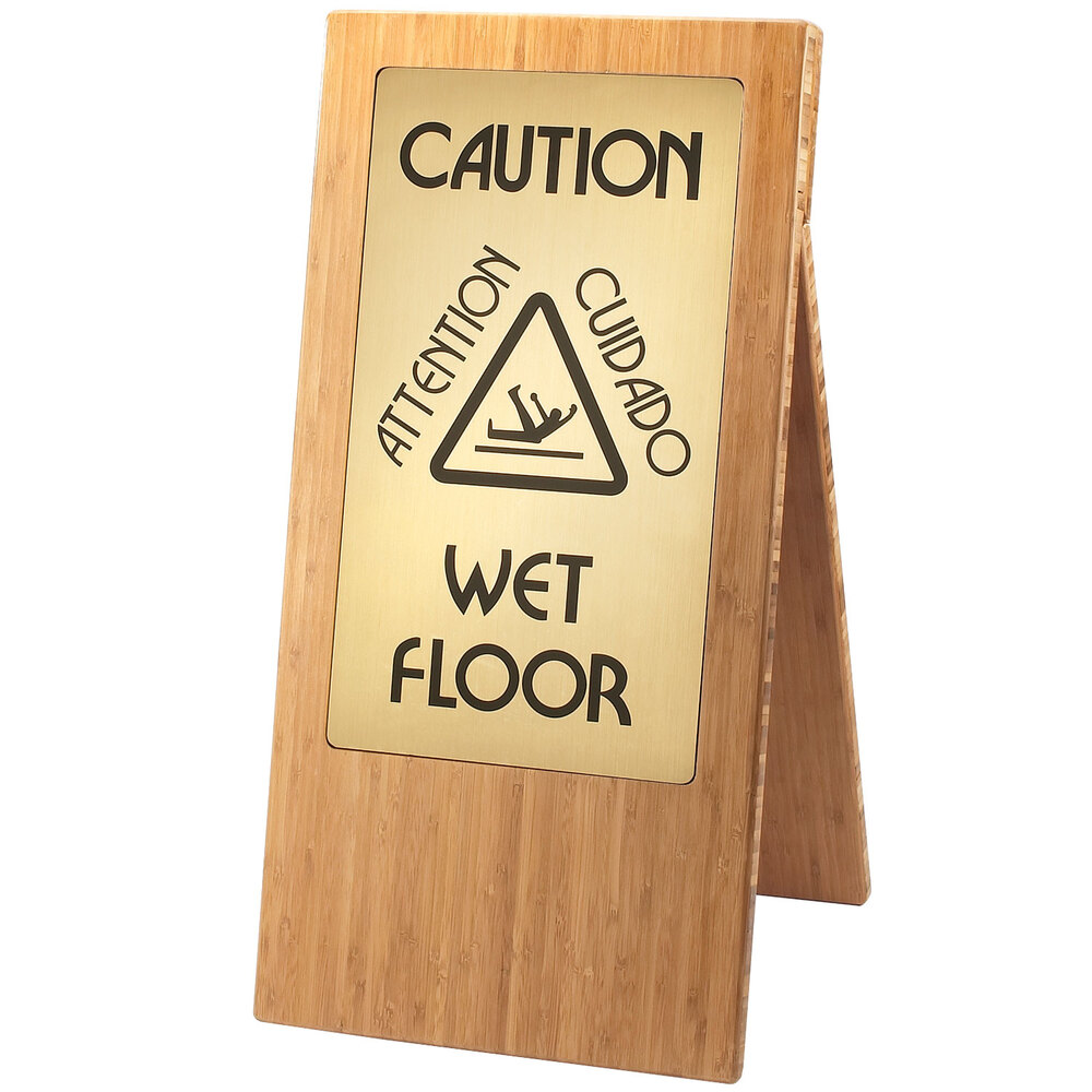 Cal-Mil 852-60 Bamboo WET FLOOR Sign