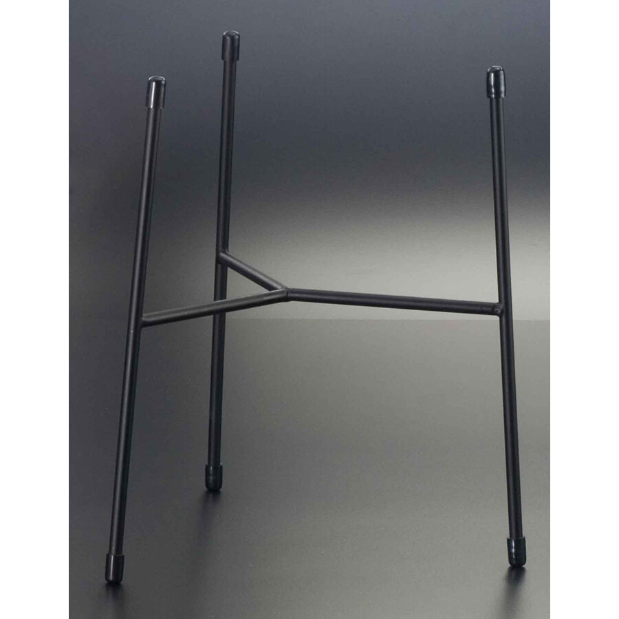 American Metalcraft TPRS8 8" x 12" 3 Leg Wrought Iron Plate Riser