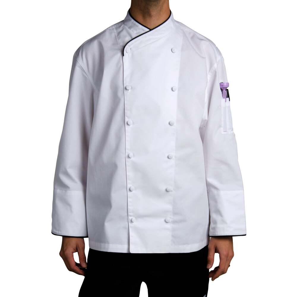 Chef Revival J008-M Chef-Tex Size 42 (M) Customizable Poly-Cotton ...
