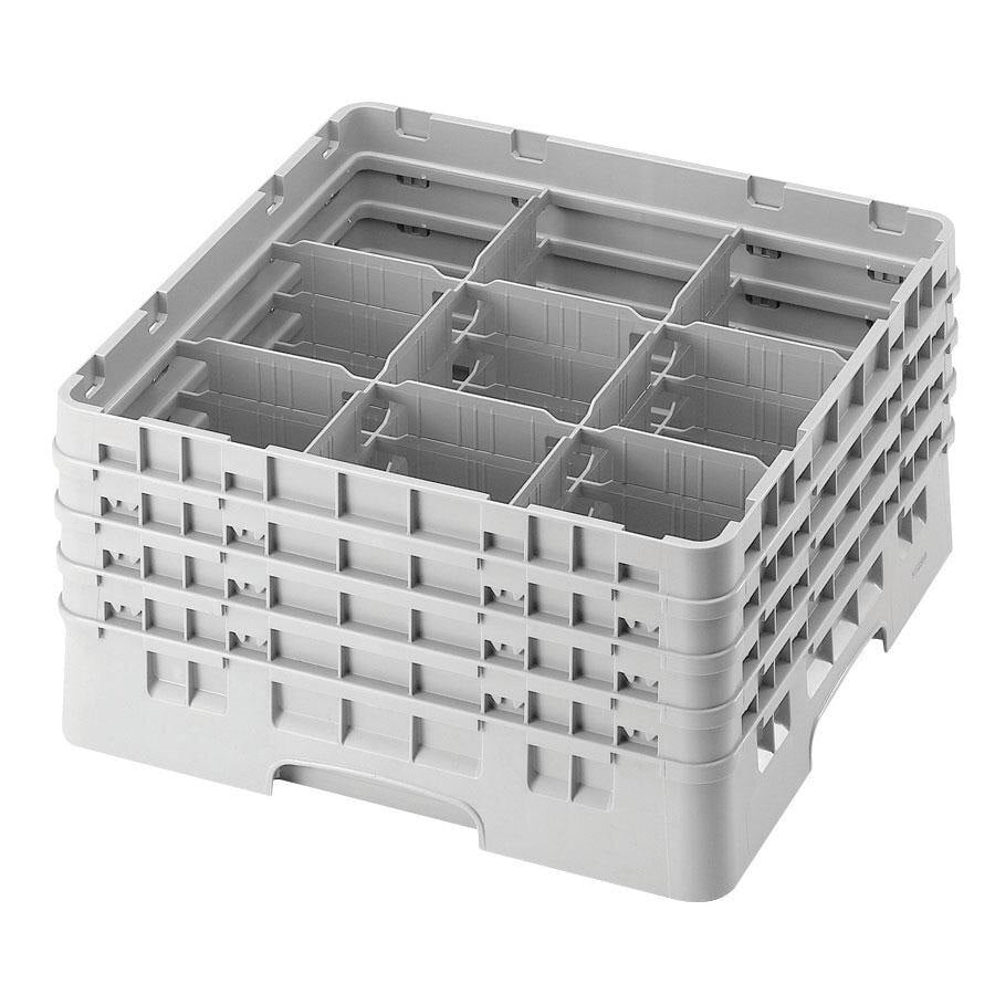 Cambro 9S800151 Soft Gray Camrack Customizable 9 Compartment 8 1 2 cambro-9s800151-soft-gray-camrack-customizable-9-compartment-8-1-2