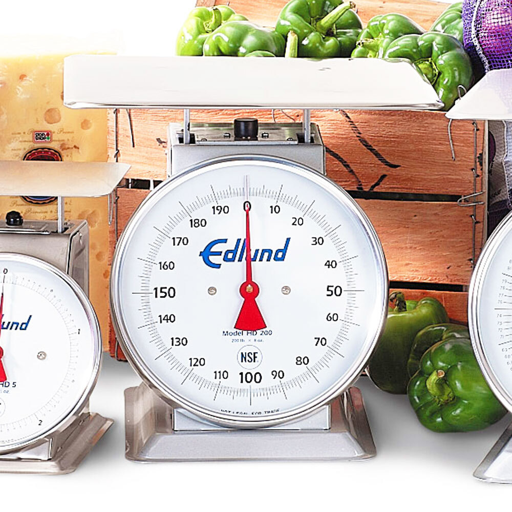 Edlund HD-200 Heavy-Duty 200 lb. Receiving Scale with 12" x 12" Platform