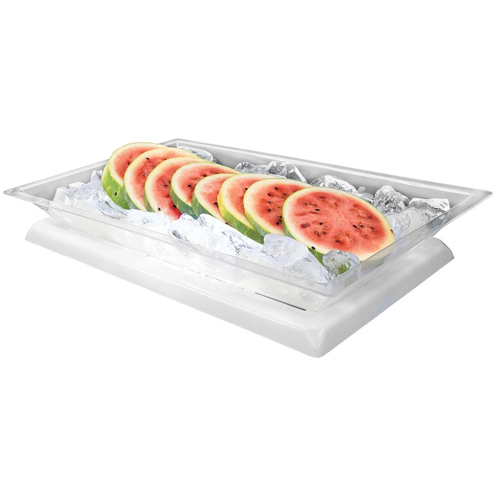 Buffet Enhancements 010LCS35LED-WT 36" x 24" x 4" LED Lighted Ice ...