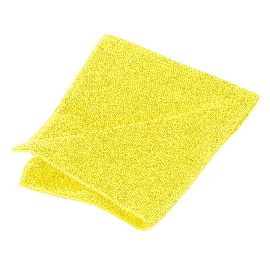 Carlisle 3633404 16" x 16" Yellow Terry Microfiber Cleaning Cloth - 12 ...