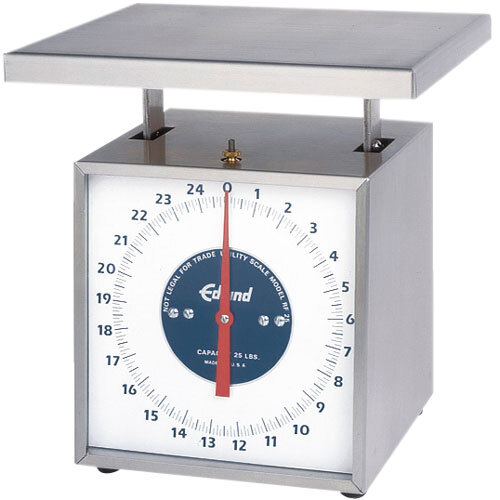 Edlund RF-25 25 lb. Extra Heavy-Duty Receiving Scale with 9" x 11" Platform