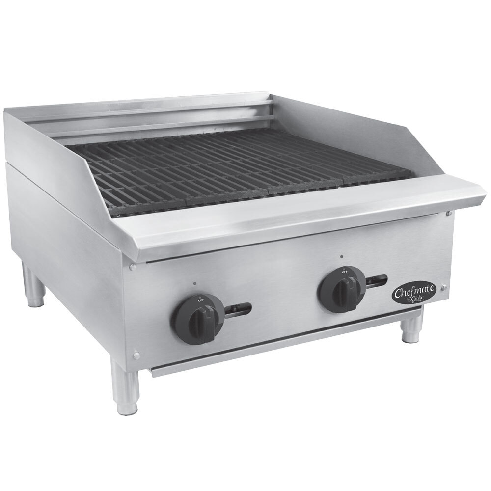 Globe C24CB-SR Chefmate 24" Gas Charbroiler - 70,000 BTU