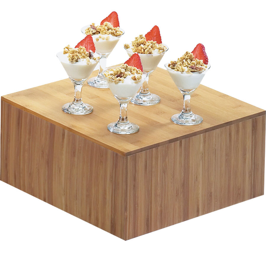 Cal-Mil 432-6-60 12" x 6" Bamboo Square Riser
