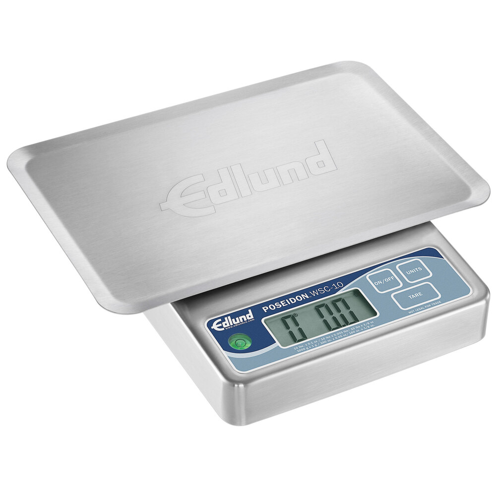 Edlund WSC-10 OP Poseidon 10 lb. Submersible Digital Portion Scale with ...