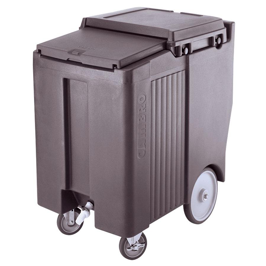 Cambro ICS175TB191 SlidingLid™ Granite Gray Portable Ice Bin - 175 lb ...