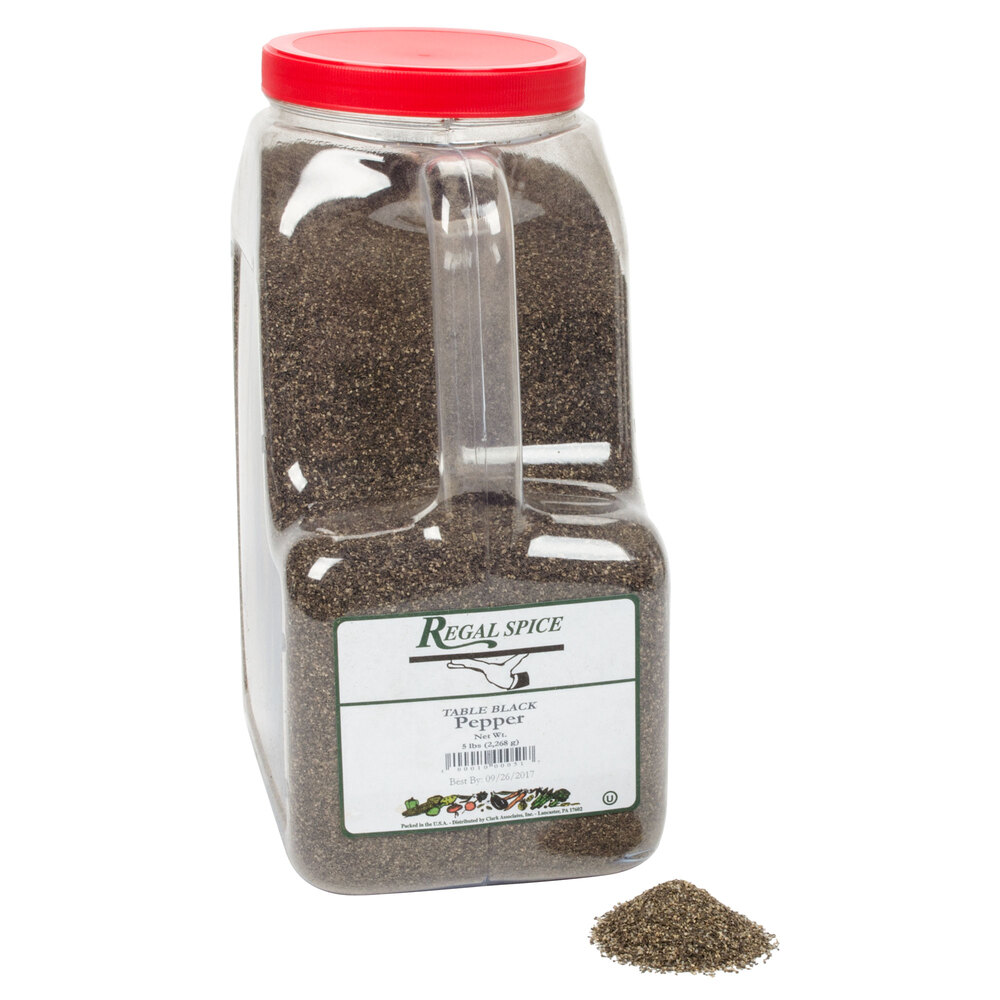 Regal Table Black Pepper - 5 lb.