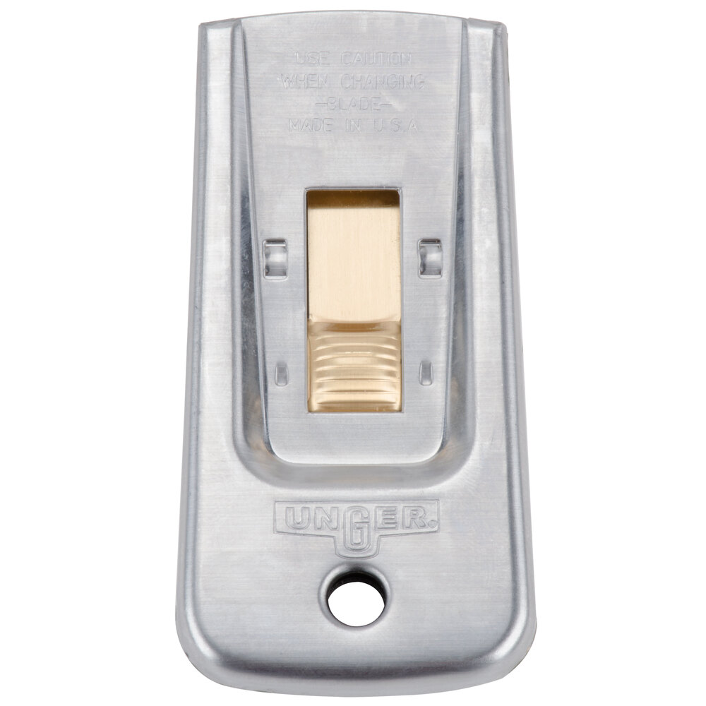 Unger SR500 ErgoTec Stainless Steel SafetyScraper Glass Scraper