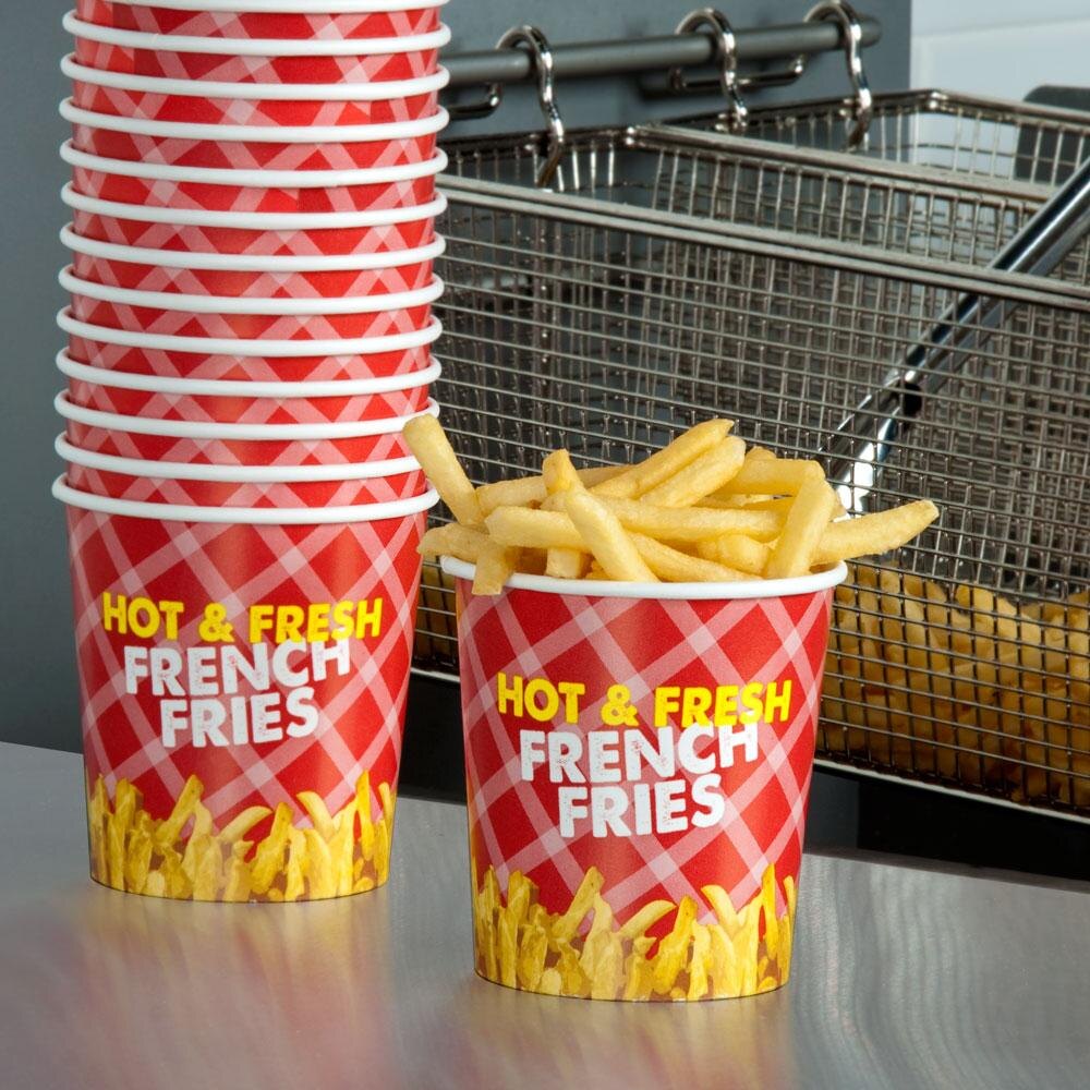 Choice 16 oz. French Fry Cup - 1000 / Case