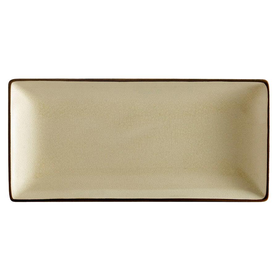 CAC 666-13-W 11 1/2" x 6 1/2" Japanese Style Rectangular Stoneware ...