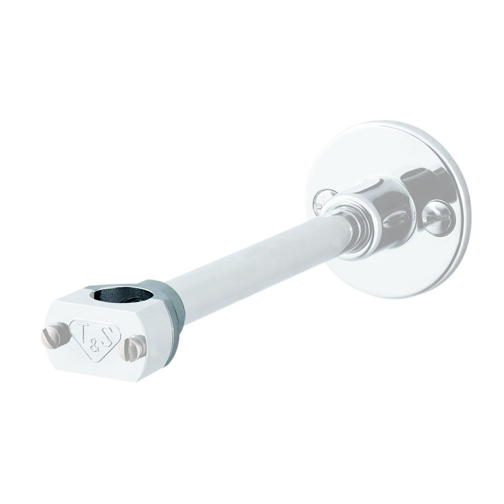 T&S 000636-40 Chrome Plated Zinc Back Faucet Clamp for B-0109 Wall Brackets